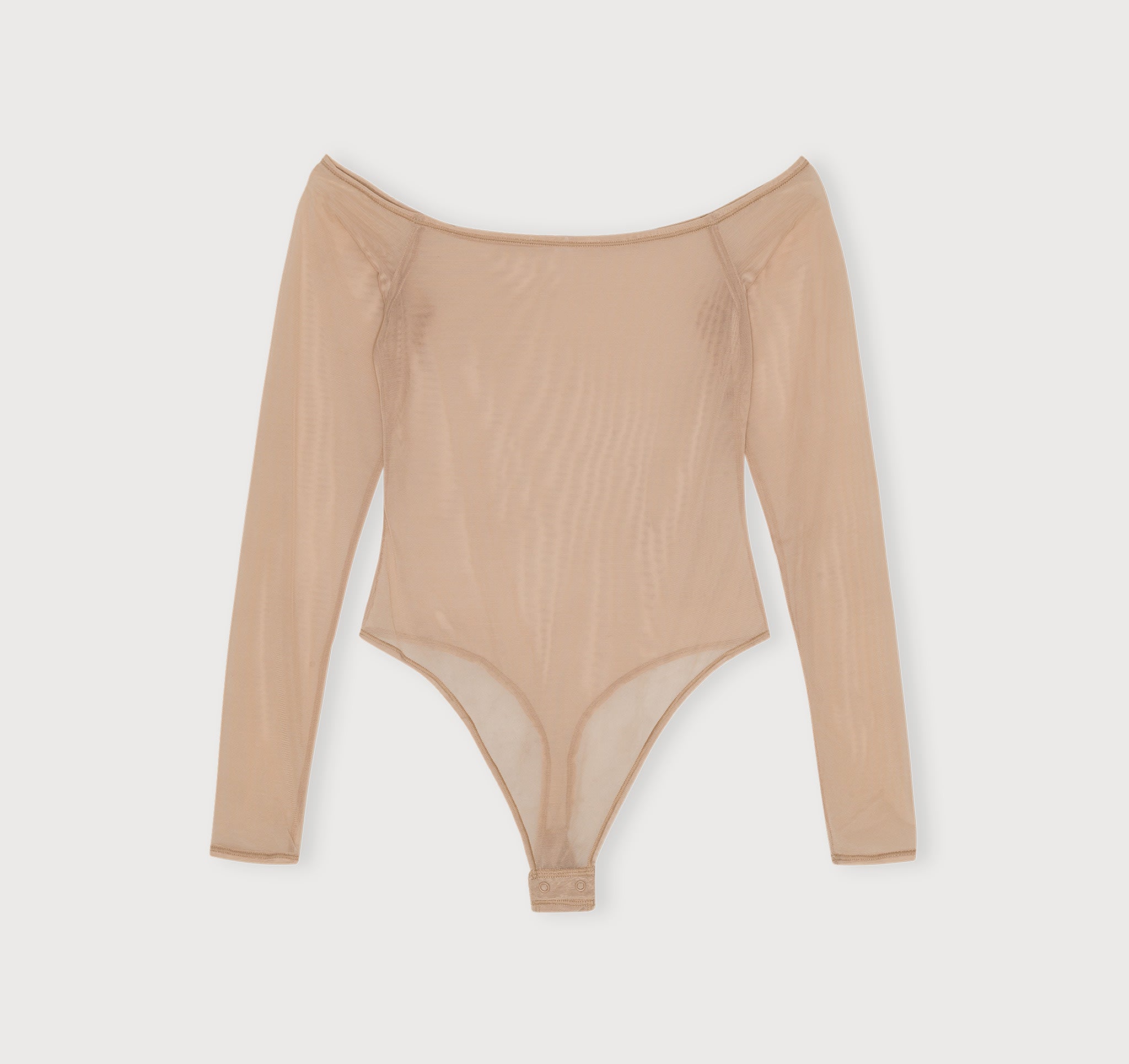 Mesh Off-Shoulder Bodysuit | Only € 29 | Organic Basics