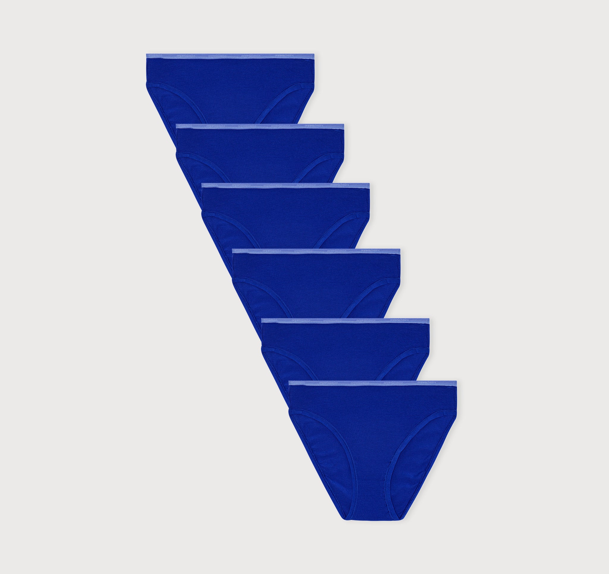 Core Rib High-Leg Briefs 6-Pack | Only € 70 | Organic Basics