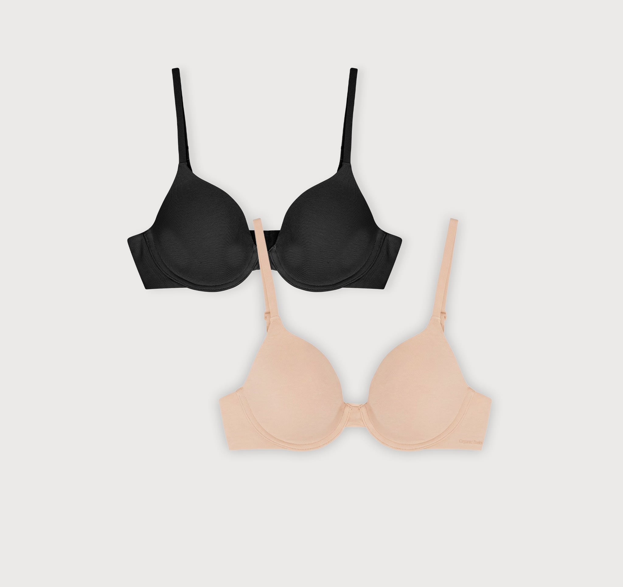 Core Full Coverage Bra 2-Pack | Free Shipping | Organic Basics